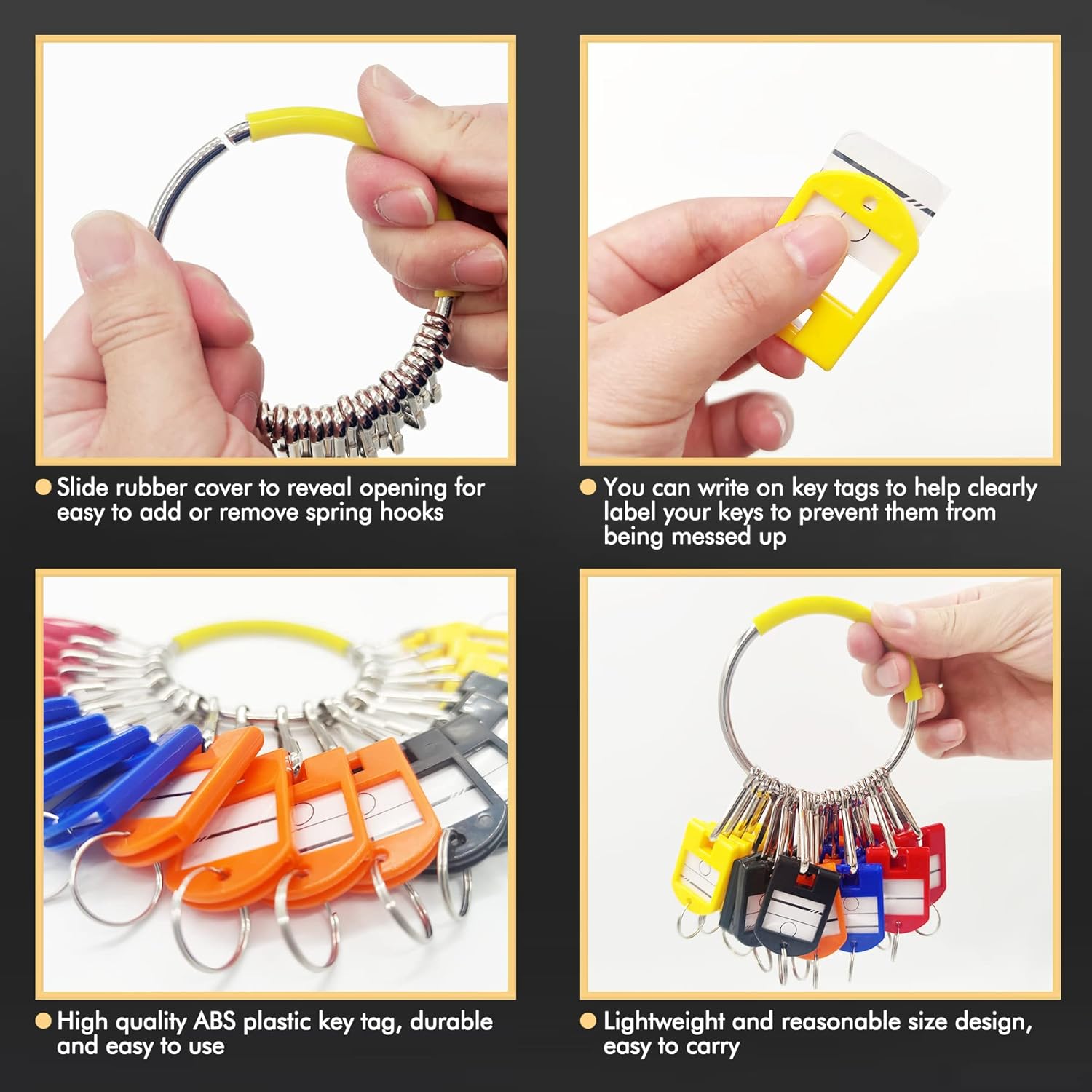 Sincengel Portable Key Organizer with 30 Spring Philippines | Ubuy