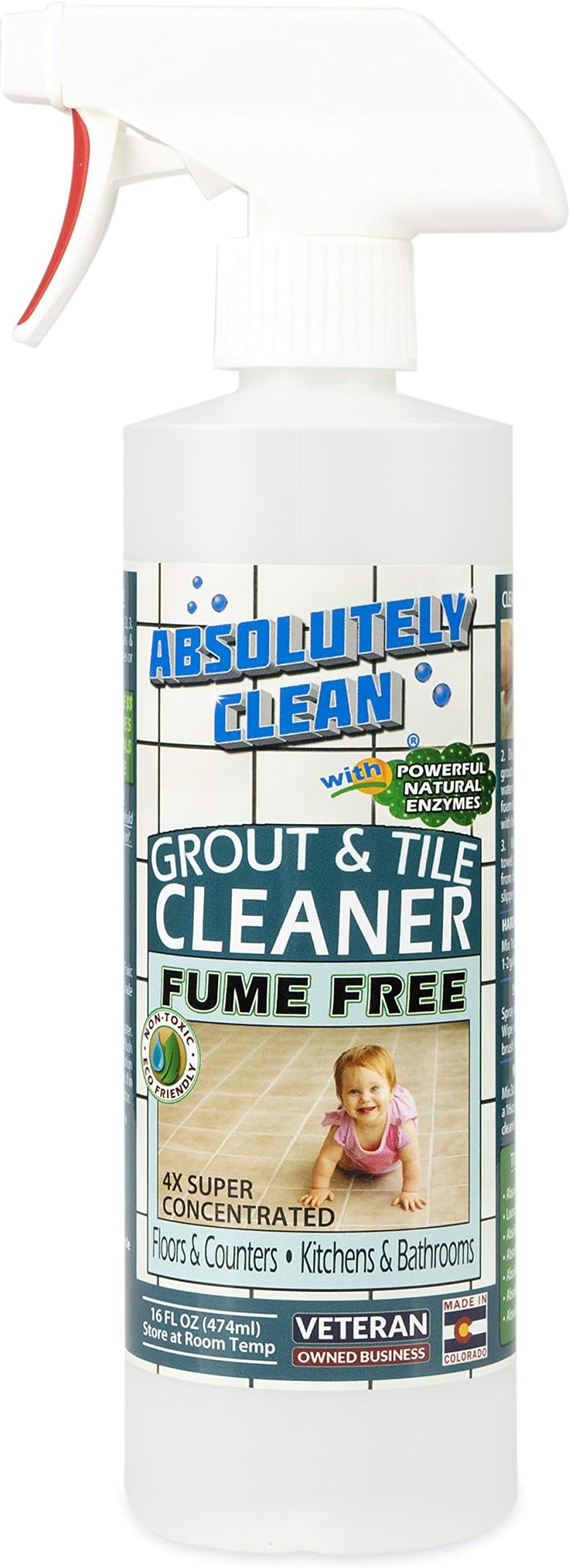 Amazon.com: Aqua Mix 24-Ounce Grout Deep Clean Spray Bottle : Tools ...