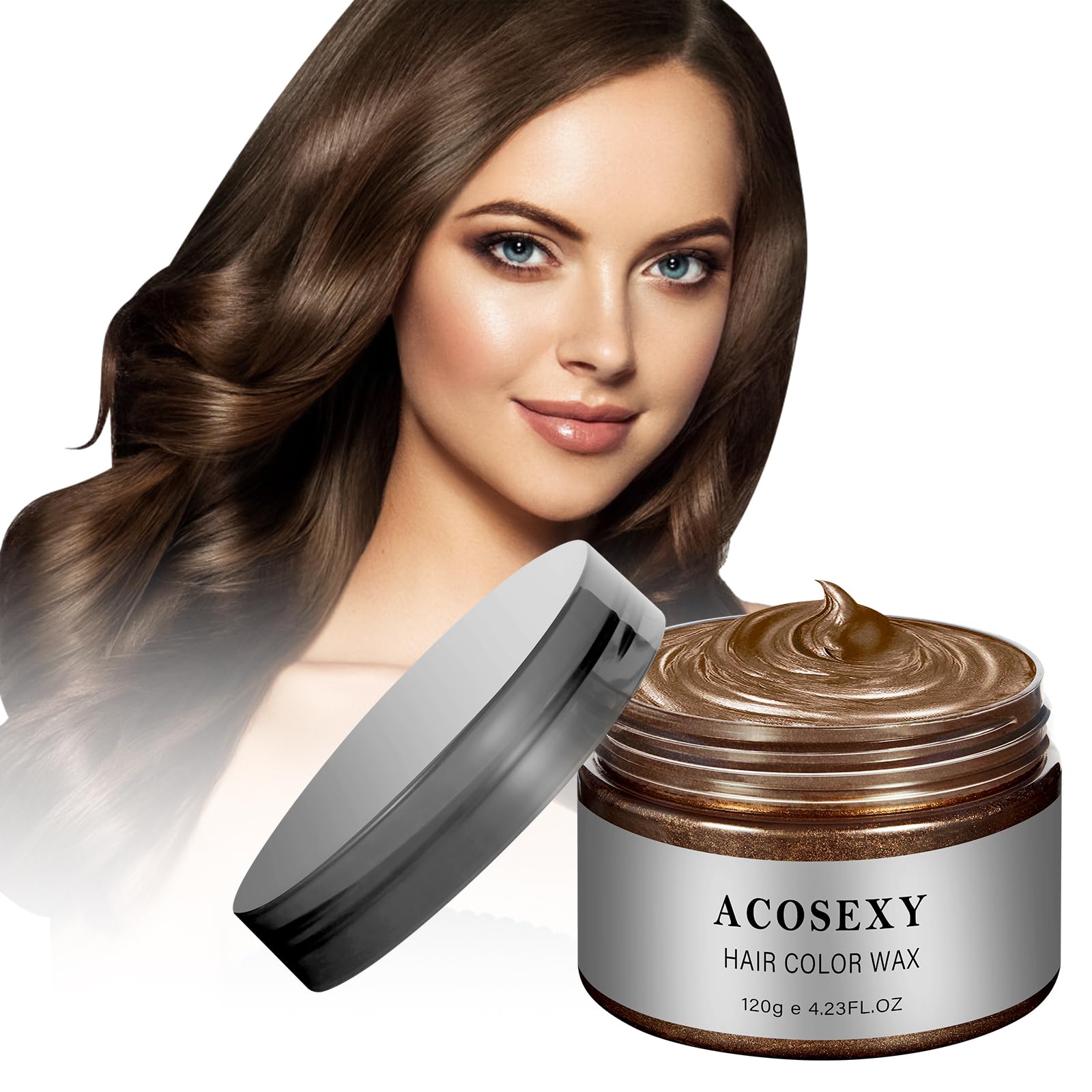 Amazon.com : Temporary Hair Color Wax Dye,Hair Spray Color, Natural ...