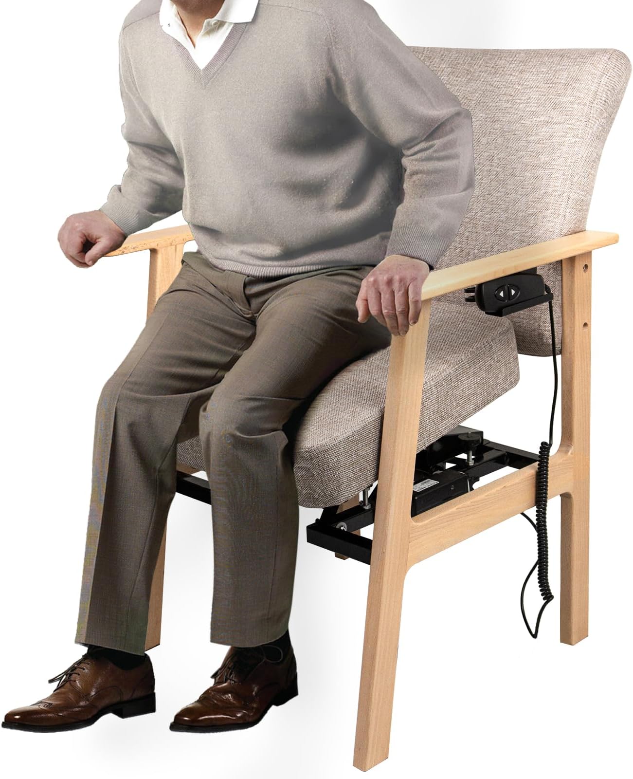 Amazon.com: Wooden Power Lift Chairs for Elderly - Wood Power Lift ...