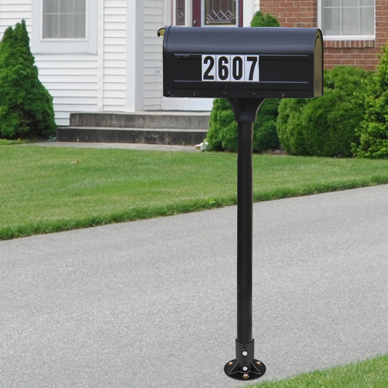 Snapklik.com : Insaga Chain Link Fence Post 2 Floor Flange Base, Heavy ...