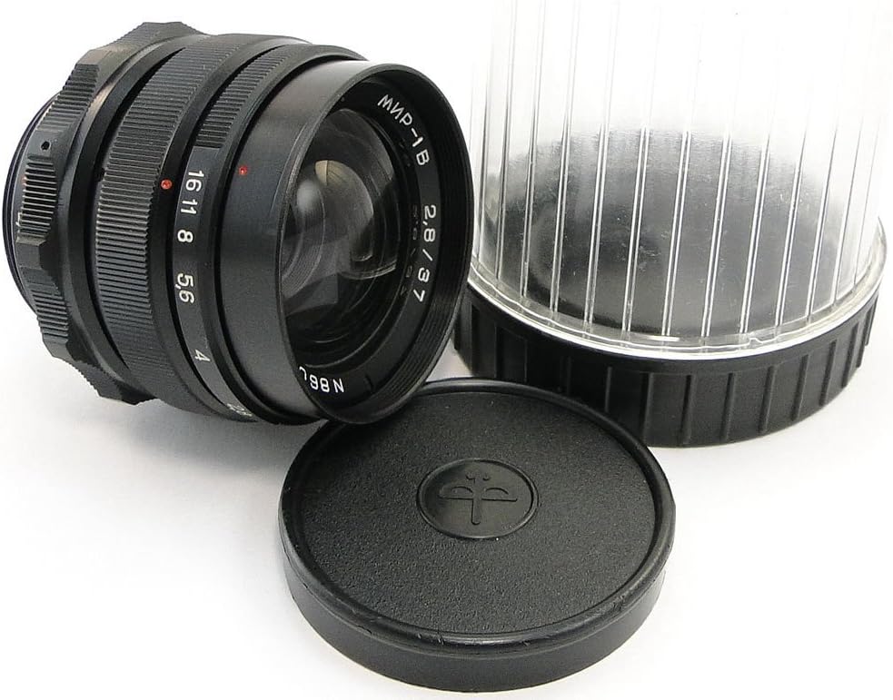 Amazon.com : MIR-1 2.8/37 Russian Soviet USSR Wide Angle Lens Screw ...