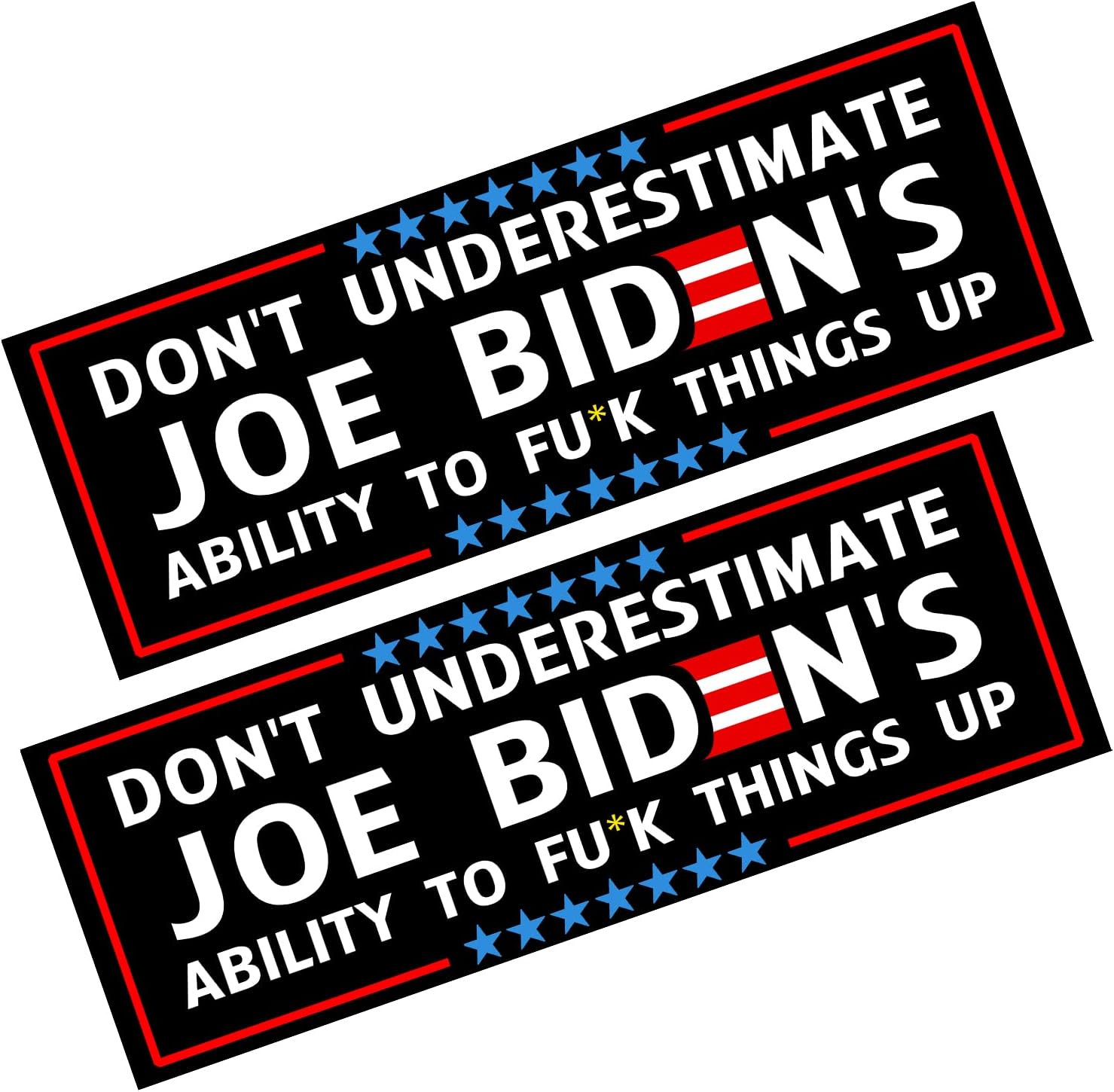 Amazon.com: 2 Pack Anti Biden Bumper Sticker for Car,Don't ...