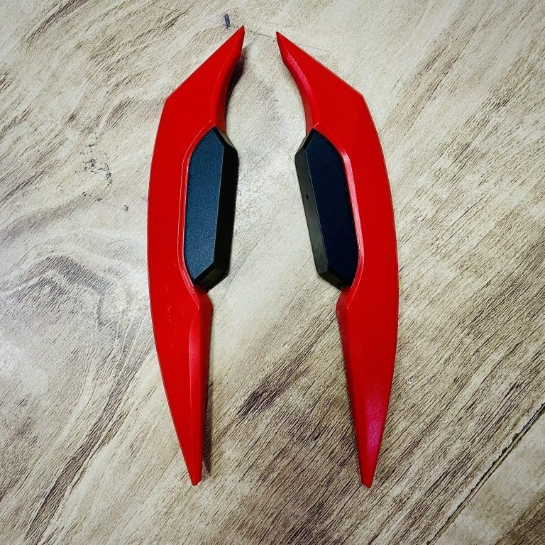 JAZZY PEARLS Motorcycle Winglet Aerodynamic Spoiler Wing Fit for ...