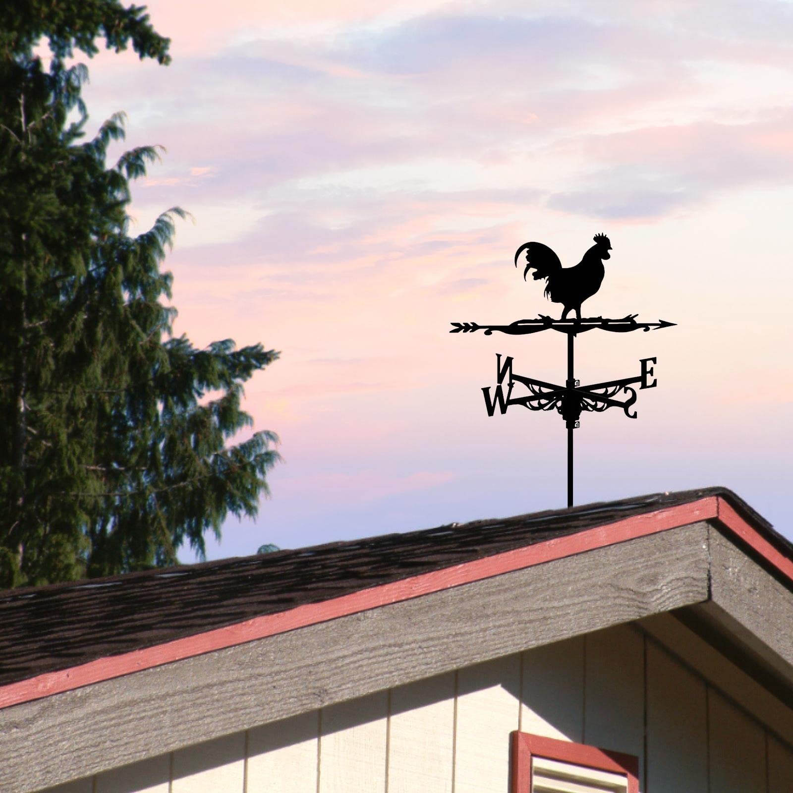 Wind Mill For Yard And Garden Bird Weathervanes Metal Wind Vane Weather ...