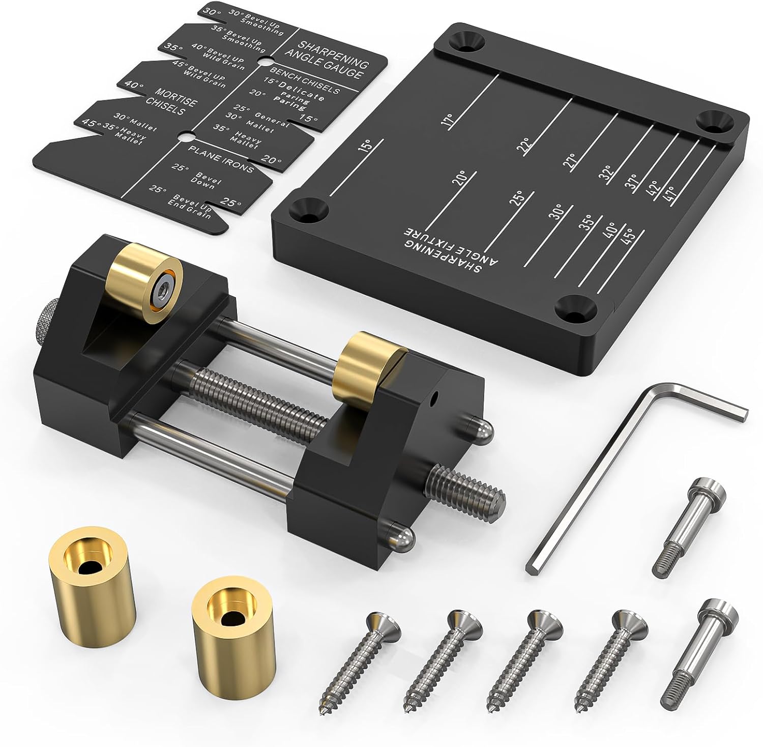 Amazon.com: Precise Chisel Sharpening Jig Kit, Honing Guide System for Woodworking Chisels and ...