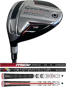 Amazon.com : Left Handed TaylorMade 300 Mini Driver 11.5* (HZRDUS Smoke ...