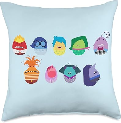 Amazon.com: Disney and Pixar’s Inside Out 2 Emotions Wheel Mood Clock ...