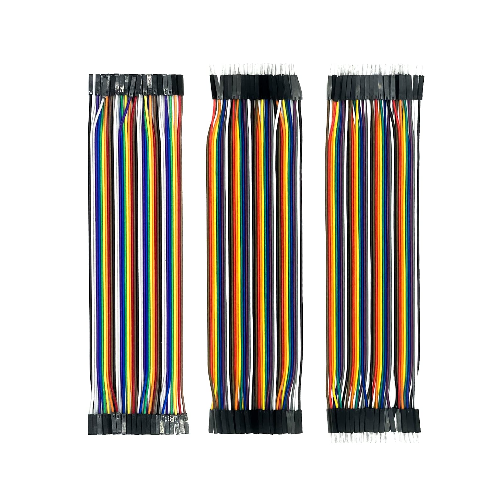 Amazon.com: starfa lab 3 x 40pcs 20 cm, Breadboard Jumper Wires ...