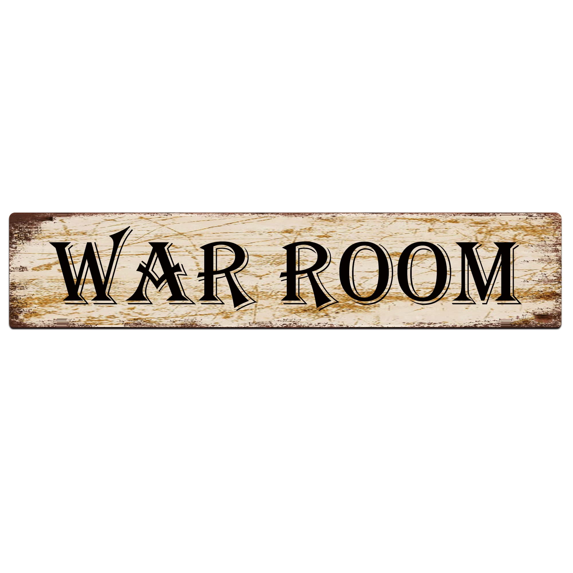 Amazon.com: KILSPU War Room Sign Vintage Metal Sign Retro Metal Plaque ...