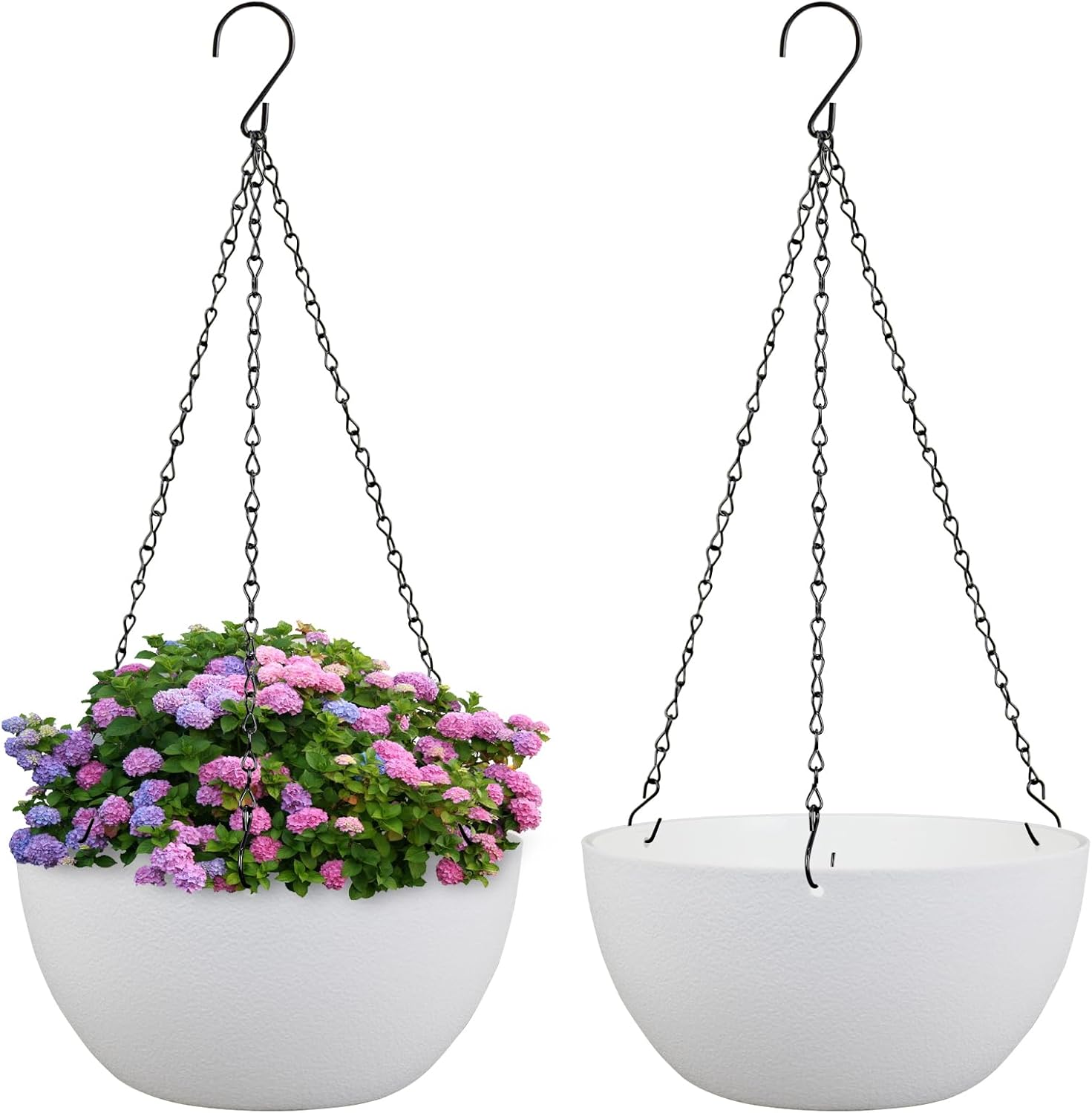 Amazon.com: Meowell 10 inch Hanging Planters for Indoor Outdoor Plants ...