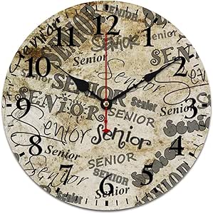 Amazon.com: Graduation Gift Wall Clock School Classroon Decor Rustic ...