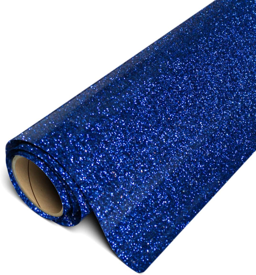 Amazon.com: Siser Glitter HTV 12"x3ft Roll (Royal Blue) Iron on Heat ...