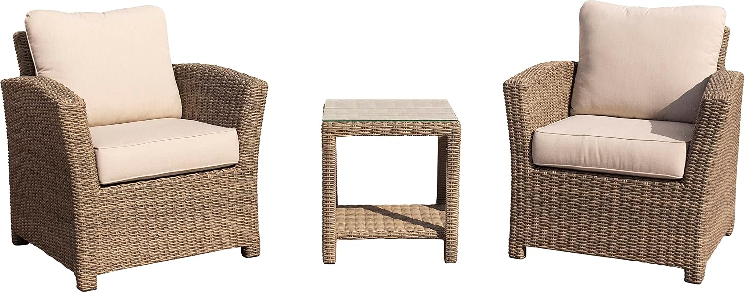 Amazon.com: Courtyard Casual 5832 Capri Collection Conversation Sets ...