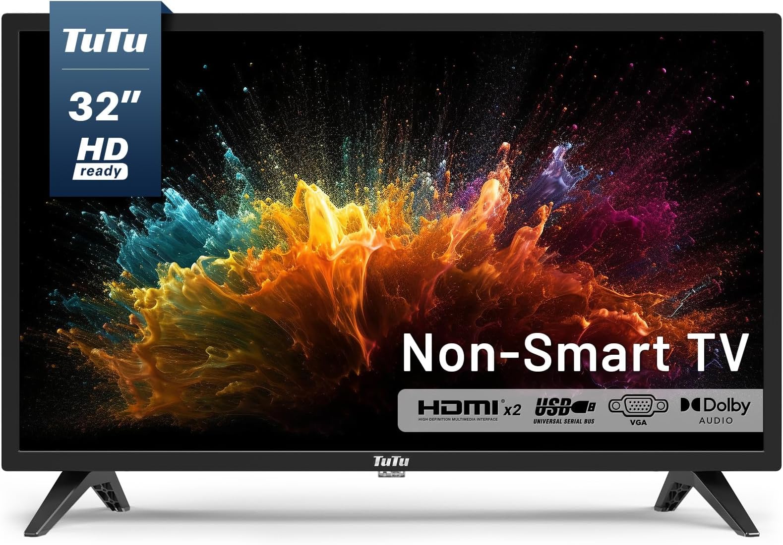 Amazon.com: TuTu 22-inch LED TV, 1080P FHD Flat-Screen TV with Dolby ...