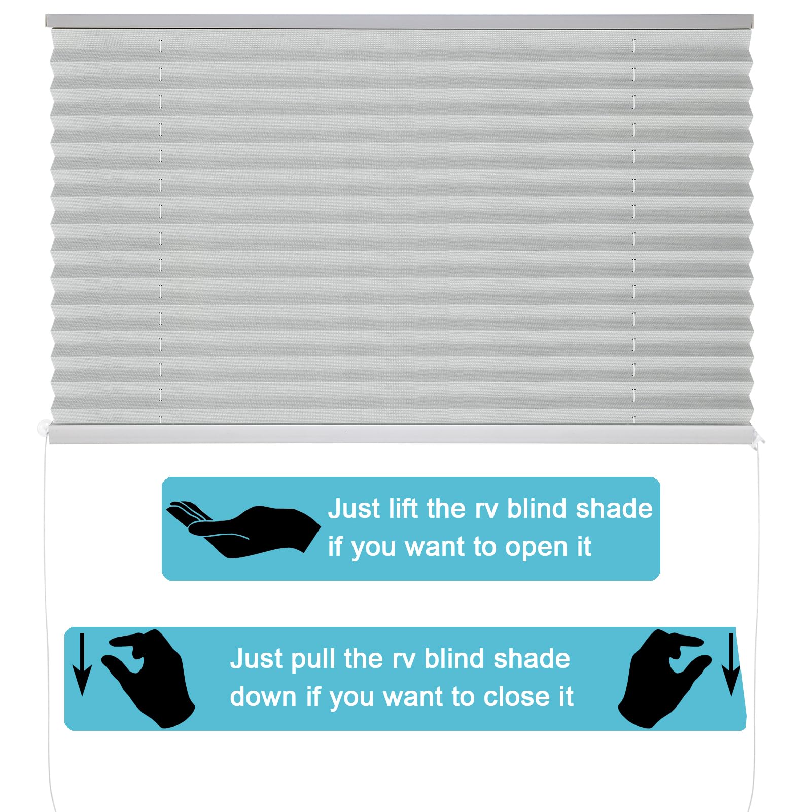 Snapklik.com : RV Blinds Pleated Shades,RV Blinds For Camper Window ...