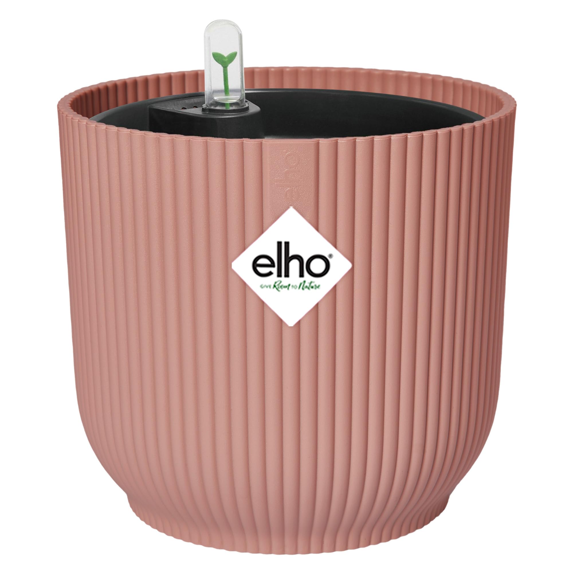 elho Vibes Fold Round Flower Pot with Self Watering Insert - 100% ...