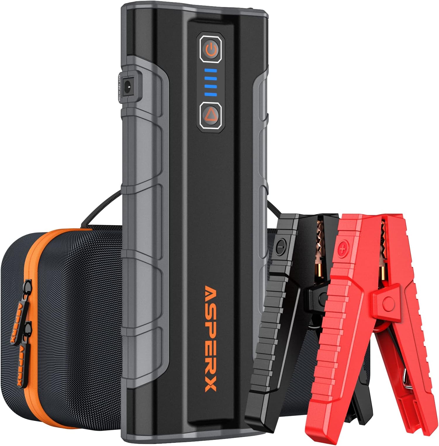 Amazon.com: ASPERX 2500A Car Jump Starter and Bag Protection Case for ...