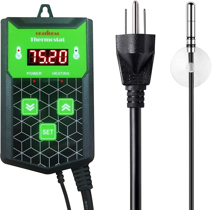 Amazon.com : Heatideas Digital Thermostat Heat Mat Temperature ...