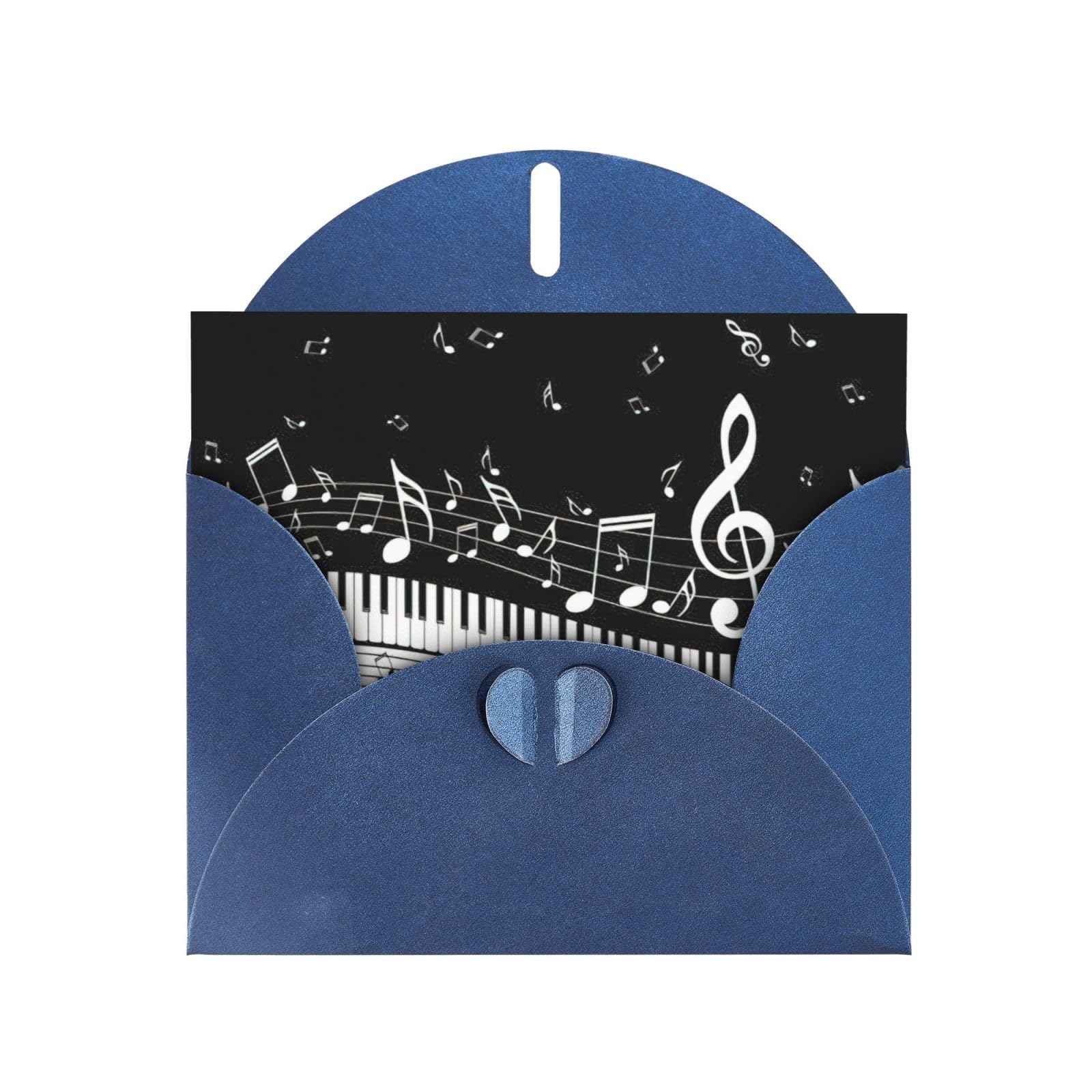 Music Note Party Invitations Blank