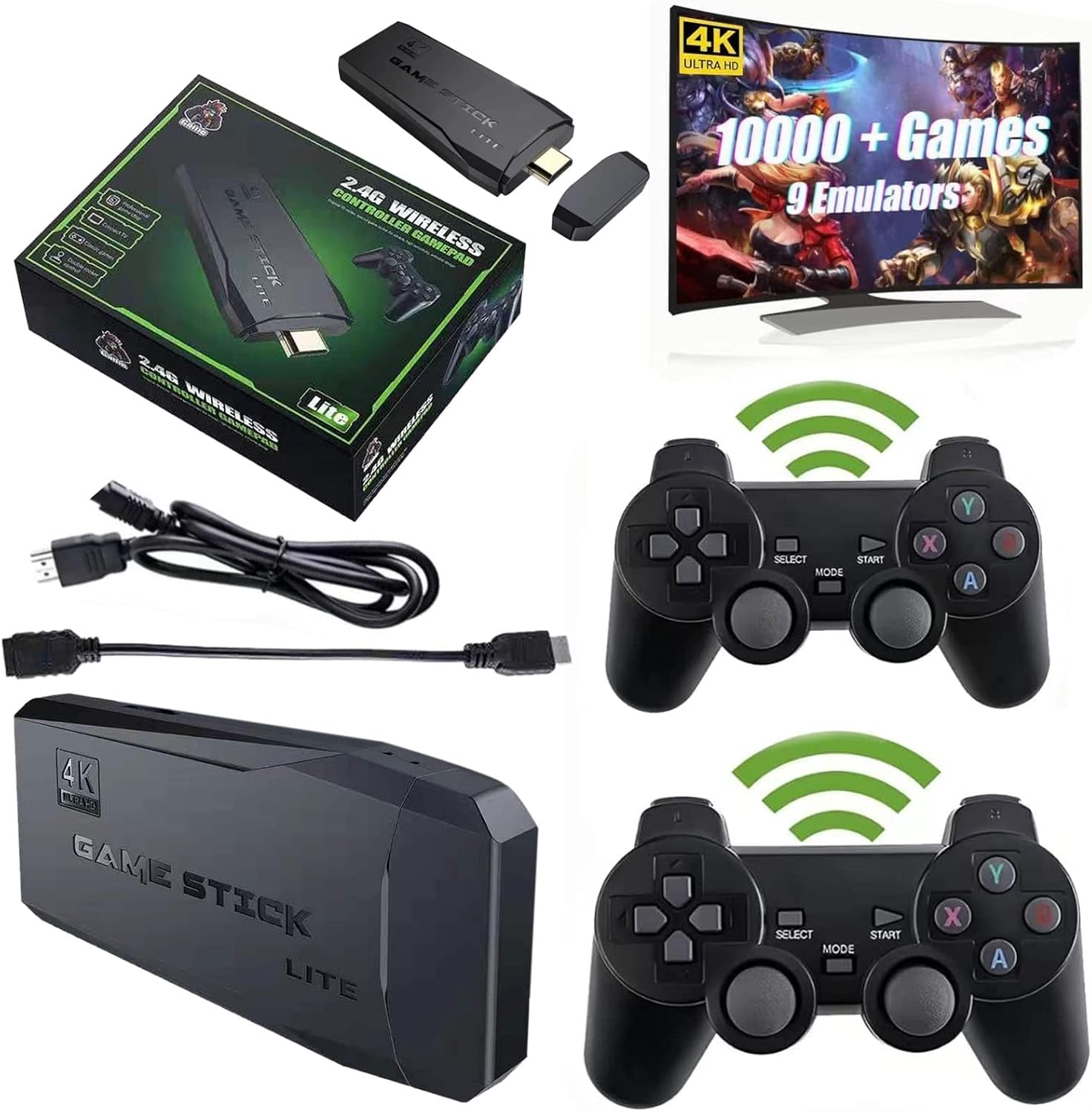 2023 GameStick Lite Retro Video Games Console, N-Game Stick, Nostalgia ...