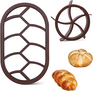 Amazon.com: ZWLIYCHN Kaiser Roll Stamp 2Pcs Bread Roll Stamp Bread ...