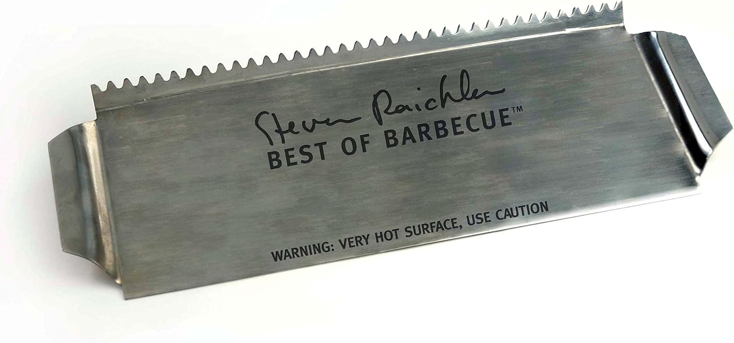Amazon.com : Steven Raichlen Best of Barbecue Stainless Grill Shield ...