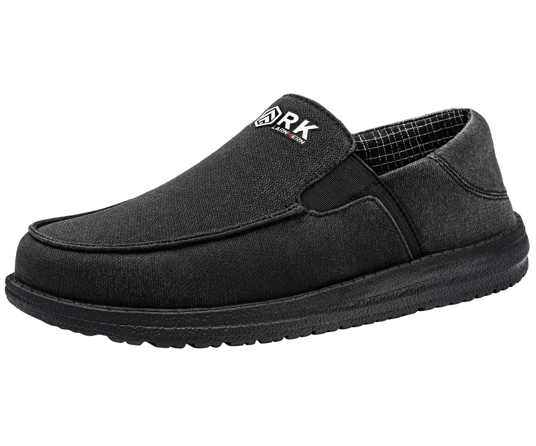 Snapklik.com : LARNMERN Slip On Steel Toe Shoes Men Loafers Work Safety ...