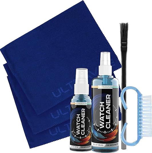 Amazon.com: ULTRAVUE Watch Cleaning Kit - Cleans All Watches and ...