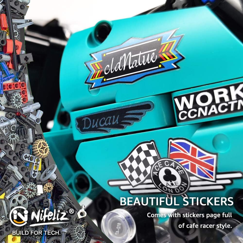 Nifeliz Cafe Racer Motorcycle Kit - 431 Pieces in Nepal at NPR 5608 ...