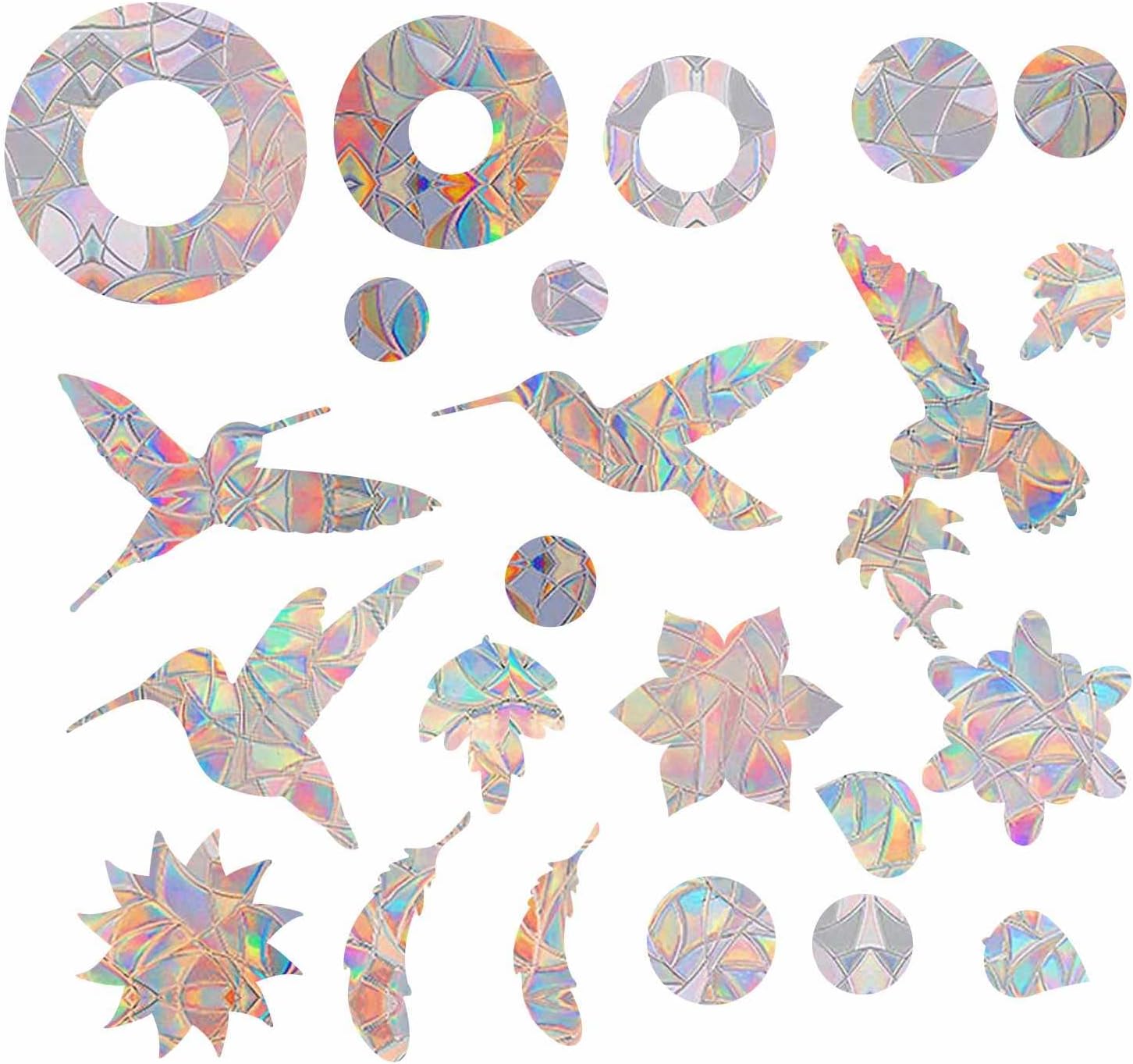 Hummingbird Window Decals for Birds stikes,suncatcher Sticker for ...