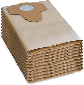 10 Original Parkside Lidl Vacuum Cleaner Bags for Wet Dry Vacuum ...