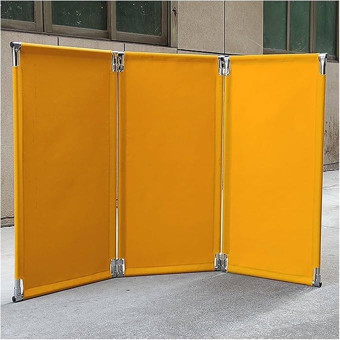 Professional Welding Curtain with Stainless Steel Frame, 3 Panel Safety ...