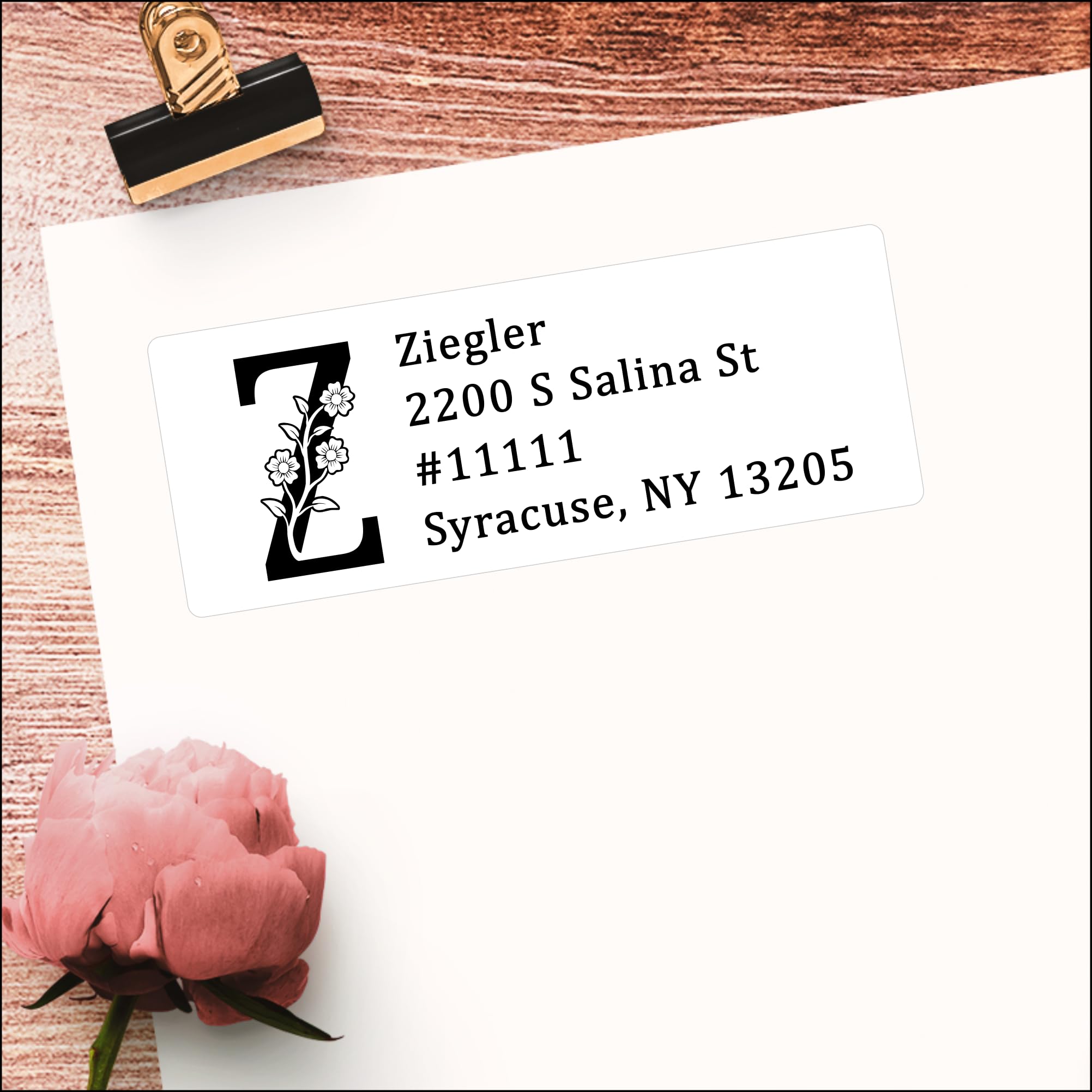 Personalized Return Address Labels Personalized White Address Labels ...