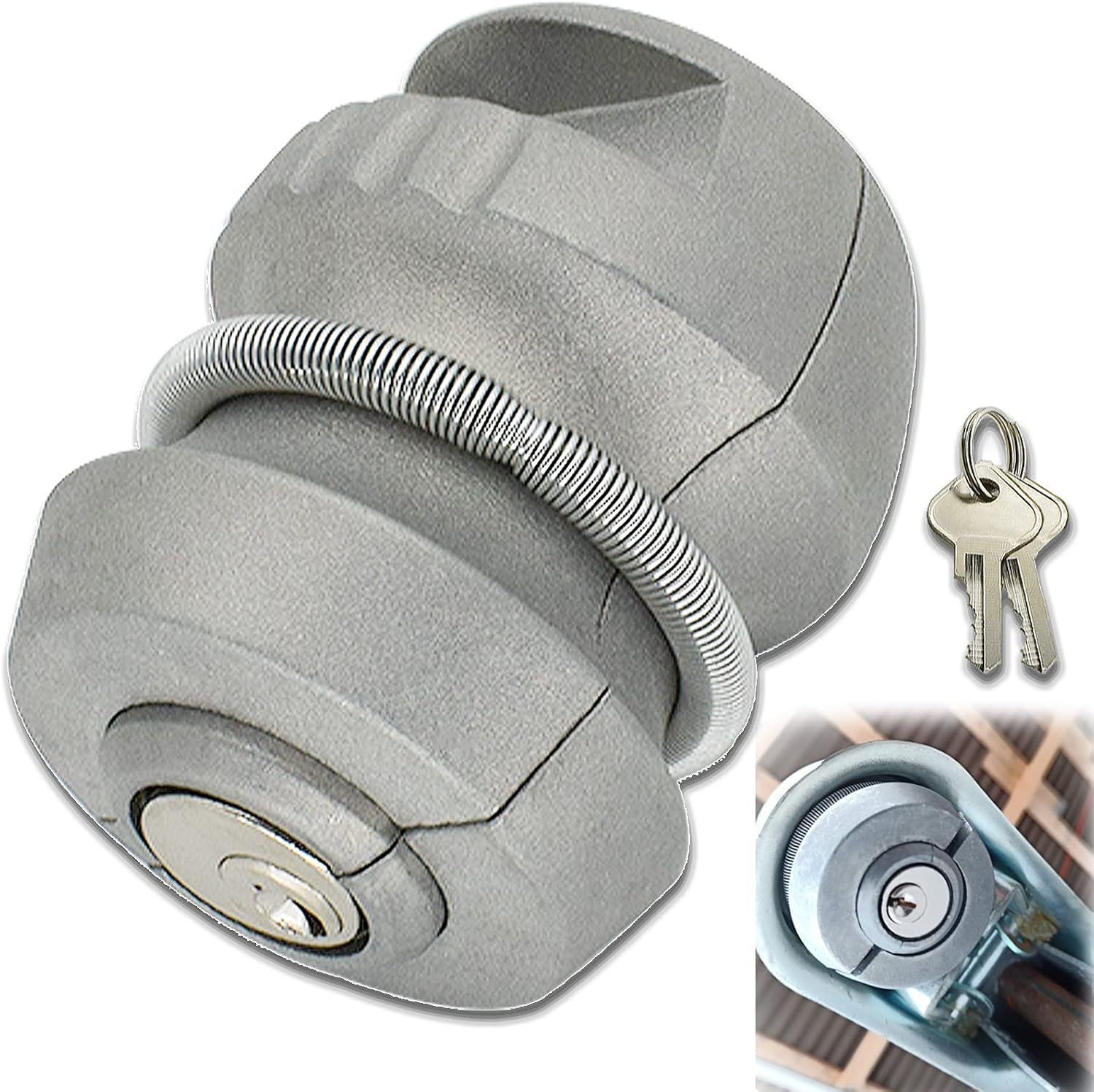 Buy AUTOXBERT Trailer Part Coupling Lock Hitch Ball Lock Tow Caravan ...