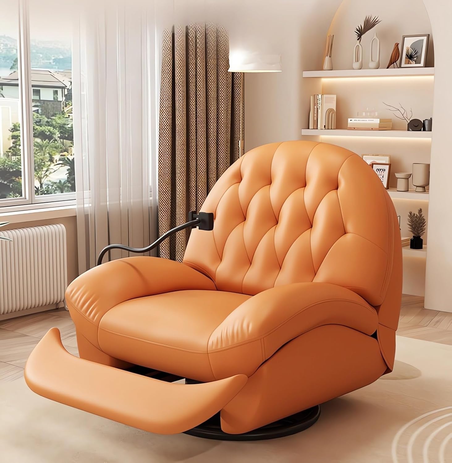 WENBO HOME Standard Recliner | Single Recliner Sofa | 360° Rotation ...