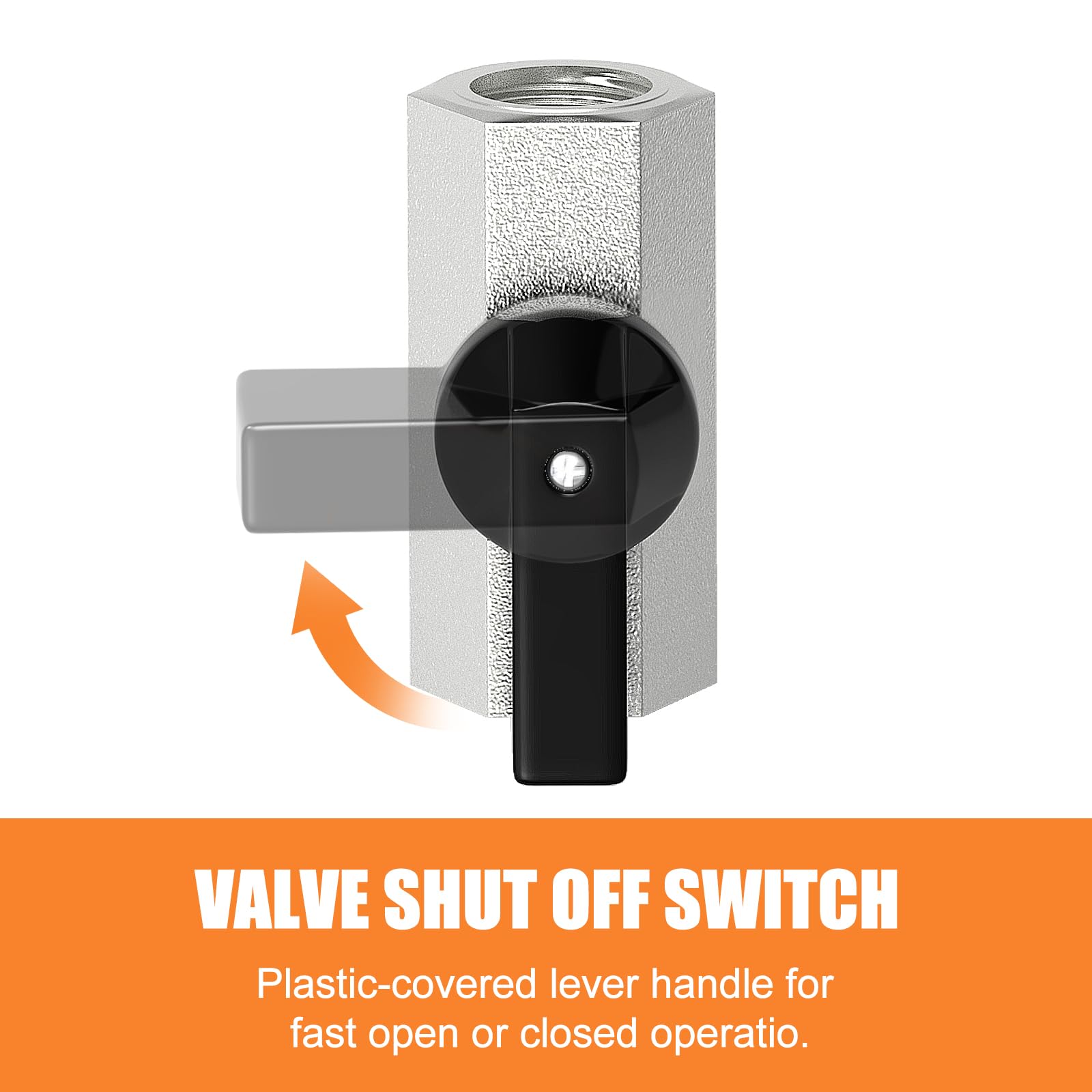 Snapklik.com : GASHER 6PCS 1/4 Inch NPT Mini Brass Ball Valve Shut Off ...