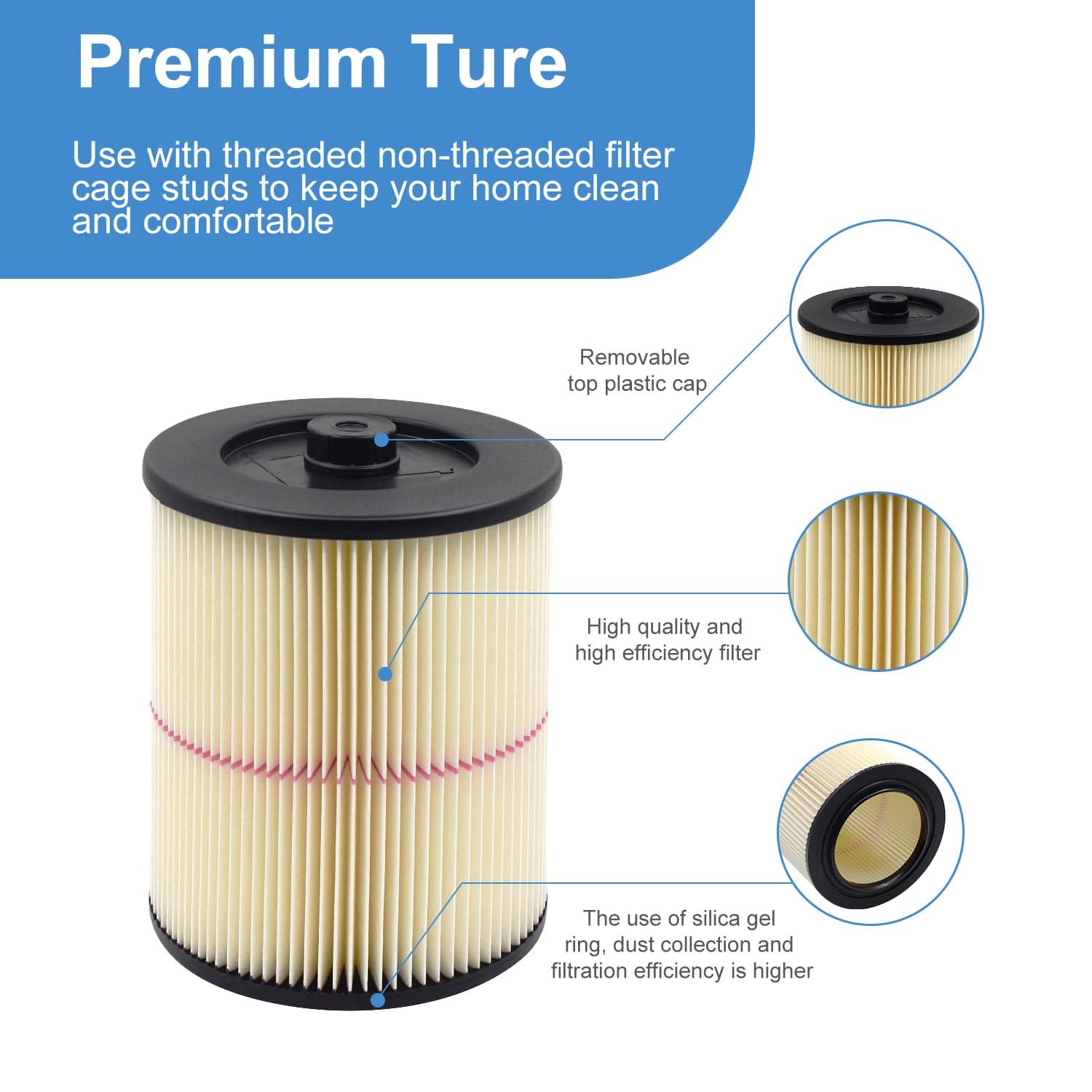 Snapklik.com : Filter For Craftsman Shop Vac Air Filter 17816 ...