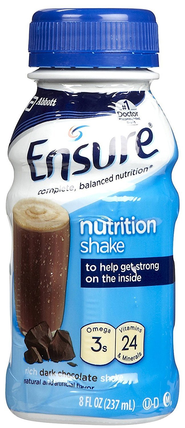 Amazon.com : Ensure Complete Balanced Nutrition Rich Dark Chocolate ...