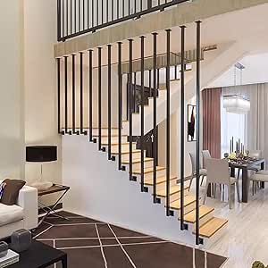 Modern L-Shaped Handrail, Staircase Banister Hand Rails for Outdoor ...