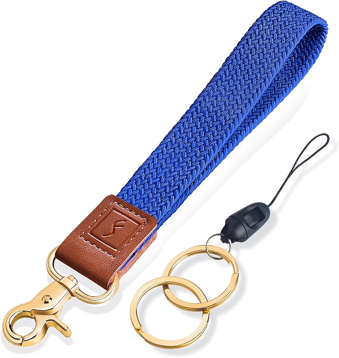 Amazon.com: Fishent Stretchy Wristlet Keychain,Braided Cute Wrist ...