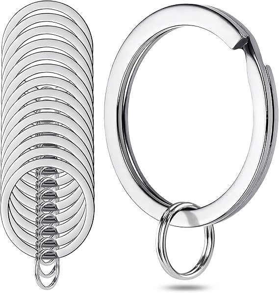 Amazon.com: VOGARB Surgical and Marine Grade Stainless Steel Split Ring ...