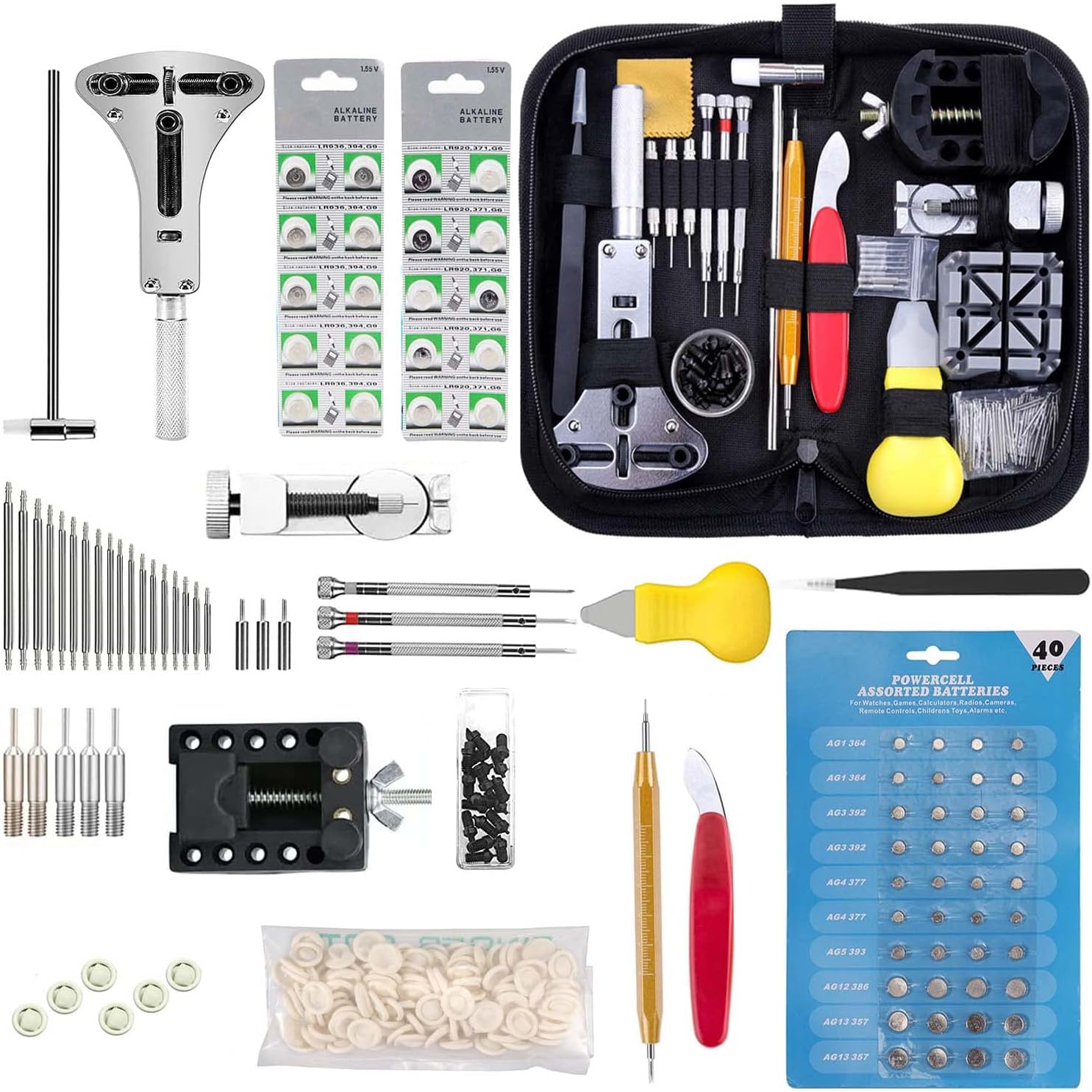 Amazon.com: 147 PCs Watch Repair Tool Kit Set Professional Spring Bar ...