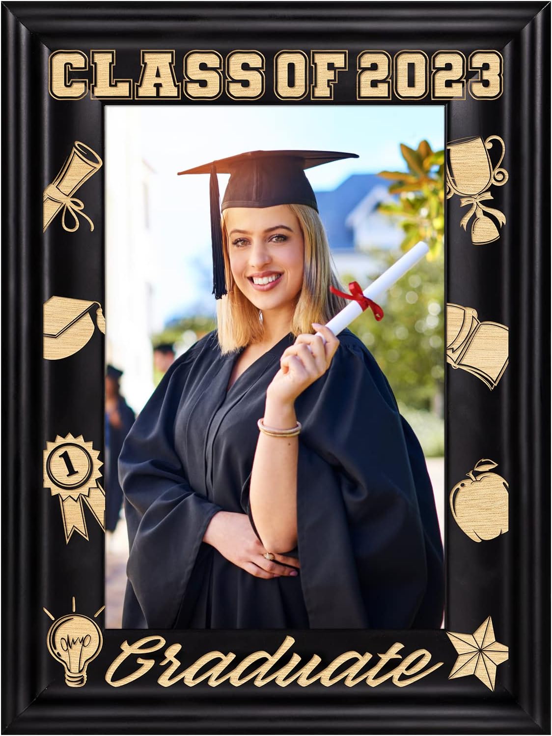 Amazon.com - PETCEE 2023 Graduation Picture Frame Gifts for Her Him ...