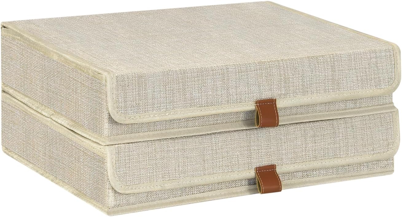 Amazon.com: ORGMASTER Photo Storage Boxes with Lids, Memory Box for ...