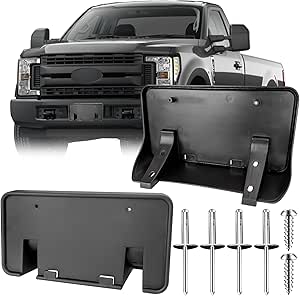 Amazon.com: Jogscay License Plate Bracket Accessories for Ford F250 ...