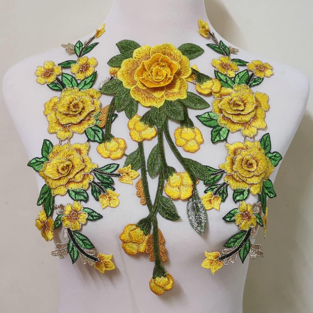 Amazon.com: 3 Pcs Clothing Accessories Embroidery Lace Manual Sewing ...