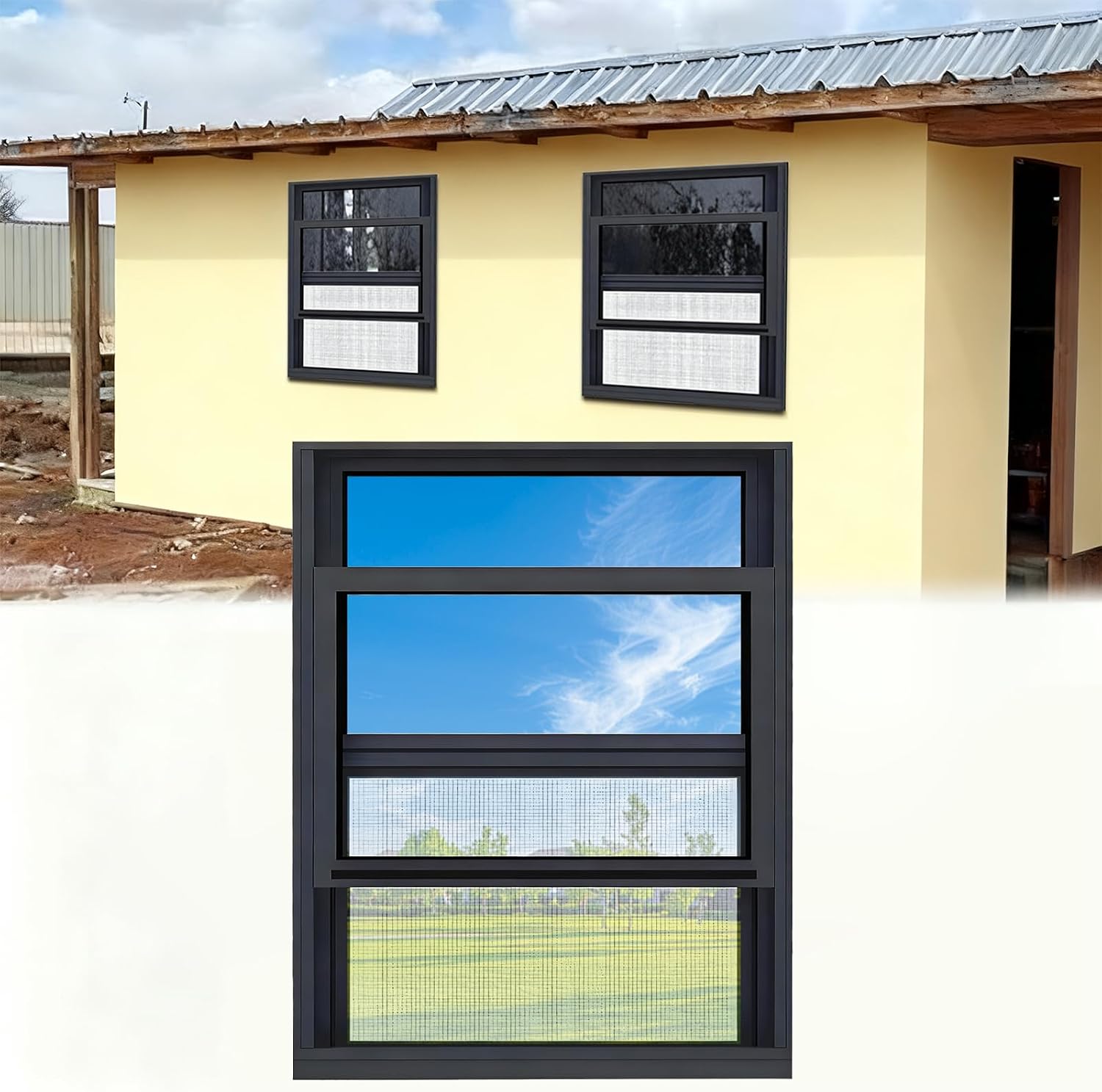 Amazon.com: Bakufu 21 x 22 Mobile Home Houses Window Replacement ...