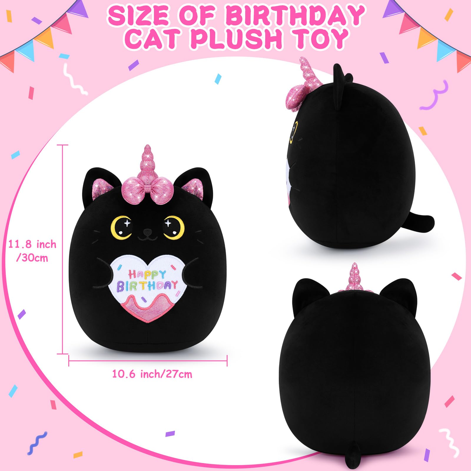 Snapklik.com : Auspicious Beginning Happy Birthday Gift Black Unicorn ...
