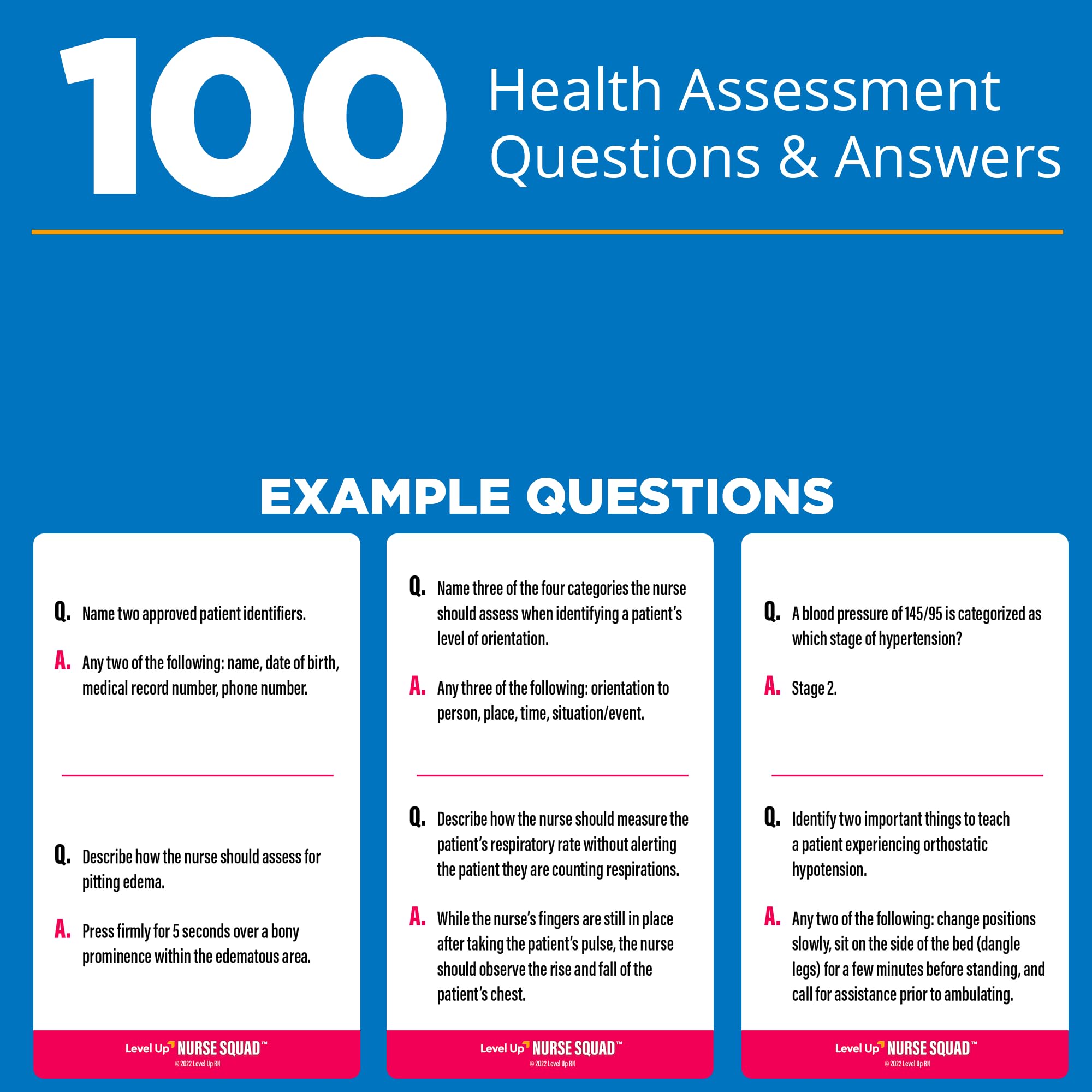 Snapklik.com : Health Assessment Flash Cards Game Nursing School Exam ...